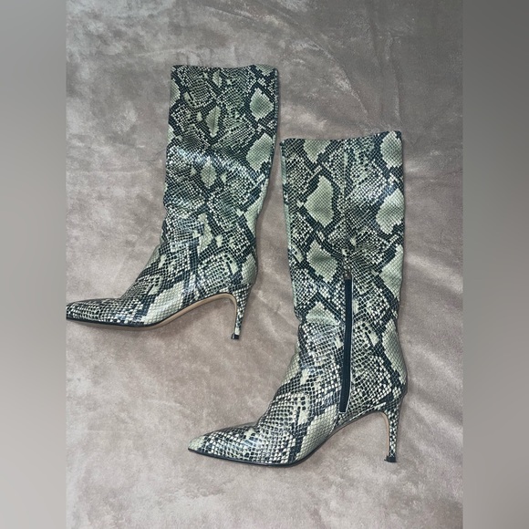 Nine West | Shoes | Nine West Snake Skin Boots | Poshmark